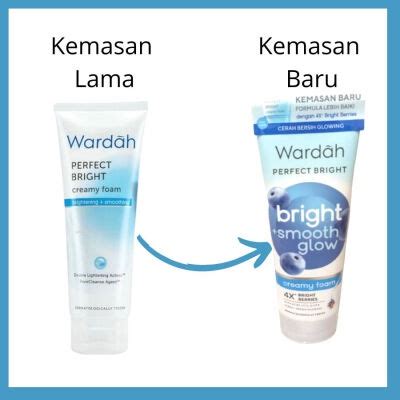 Jual Wardah Perfect Bright BRIGHT SMOOTH GLOW Creamy Foam 50 Ml