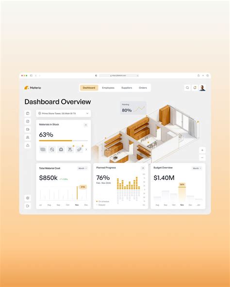 Designed This Supplier And Inventory Management Dashboard Which Brings