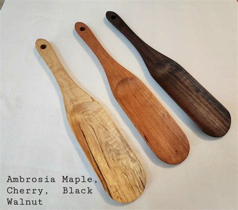 Handmade Spoon Spatulas Handcrafted Spoonulas Hand Carved Wooden Spoons Made From Black