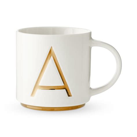 Gold Monogram Mug Williams Sonoma