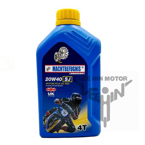 Machtbefugnis 20w40 4T Engine Oil Minyak Hitam ( 1 Litre ) – Lee Hin Motor