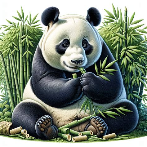 Panda Eating Bamboo Blank Template Imgflip
