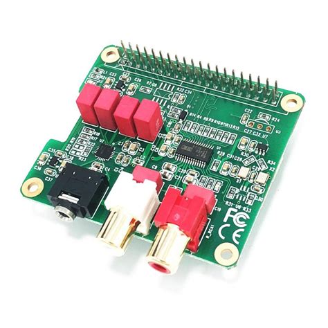 hifi dac hat iis audio card pcm5122 headphone amplifier for raspberry