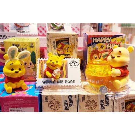 [แบบเลือกตัวได้ ]miniso รวมกล่องสุ่มของน้องหมีพูห์ ถึง 3 Collection