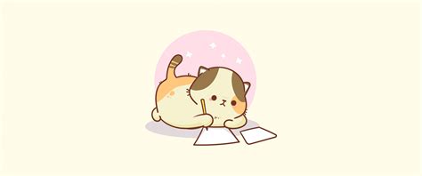 Cute Cat Wallpaper Cartoon Laptop Infoupdate Org