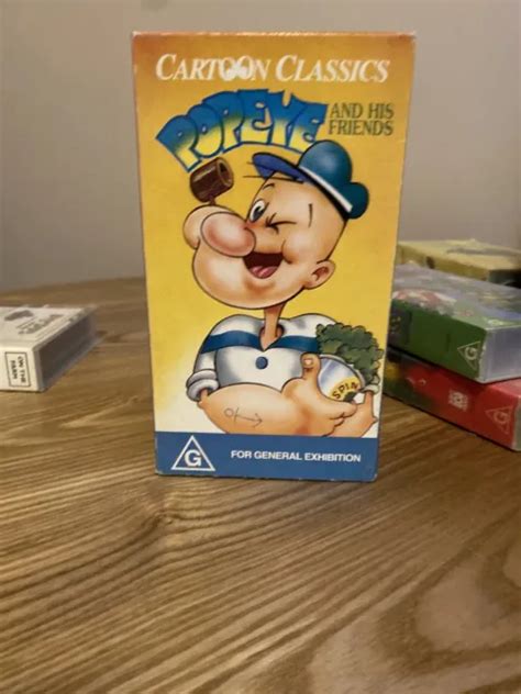 POPEYE AND HIS Friends Cartoon Classics VHS Video Tape The Sailor Man G Colour EUR