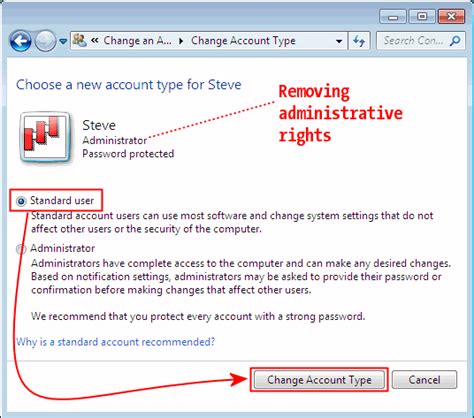 Configuring Windows 7 For A Limited User Account
