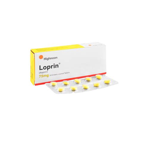 Tab Loprin 75mg 30s Highnoon Kk Mart