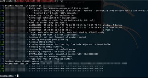 Ms17010永恒之蓝漏洞实战