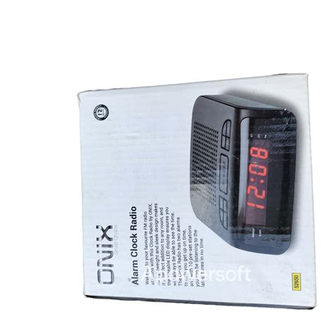Onix Alarm Clock Radio S