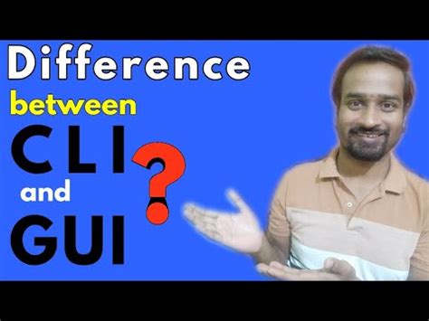 Difference Between CLI And GUI YouTube