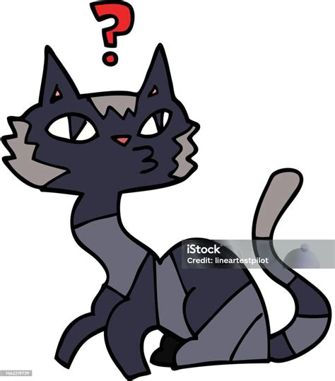 말풍선이 있는 낙서 Cat 기이함에 대한 스톡 벡터 아트 및 기타 이미지 기이함 낙서 드로잉 낙서 패턴 Istock