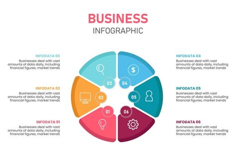 Premium Vector Circle Chart Infographic Template With 6 Options For