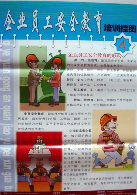 企业员工安全教育培训挂图 安全挂图网