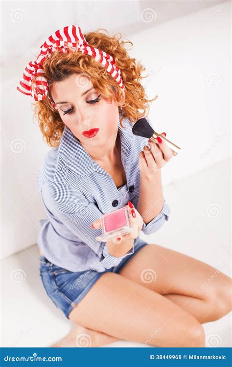 Fille Pin Photo Stock Image Du Visage Jeune Fille 38449968