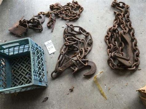 Antique Log Chains Comas Montgomery Realty And Auction Co Inc