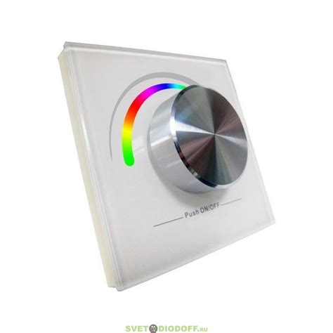 Беспроводная панель управления освещением Rotary SR-2836-RGB White (3V ...