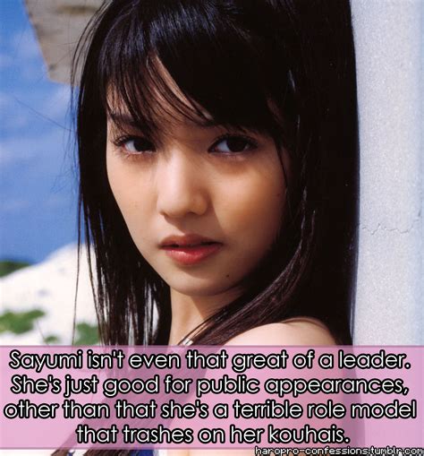 Michishige Sayumi One Two Three