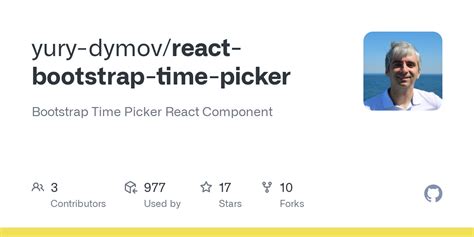 Github Yury Dymovreact Bootstrap Time Picker Bootstrap Time Picker