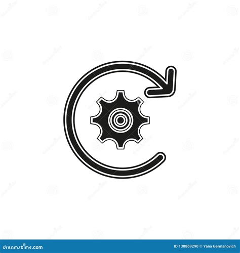 Workflow Icon Simple Element Stock Illustration Illustration Of Label Arrows 138869290