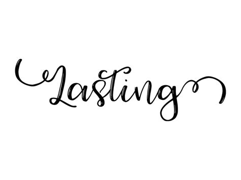 Lasting Lettering Typography Graphic by islanowarul · Creative Fabrica
