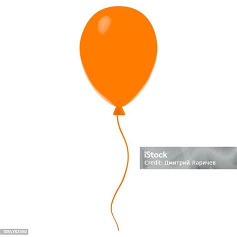 Оранжевый Шарик Изолированный На Белом Фоне 3d Рендер — стоковые фотографии и другие картинки