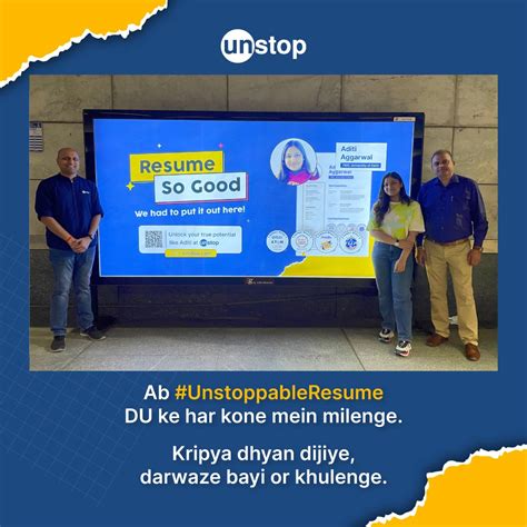 unstop on linkedin unstoppableresume unstoppableresume