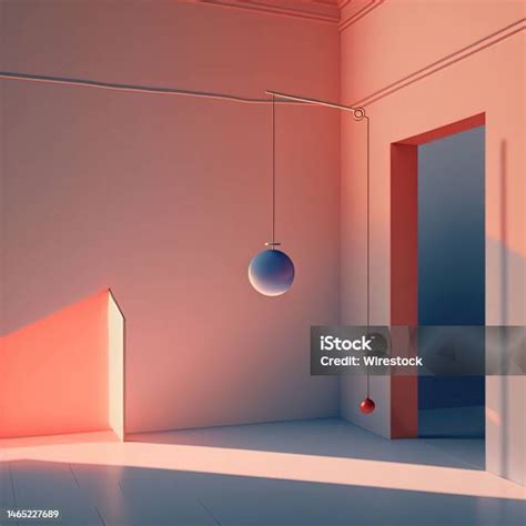 아름다운 미니멀리스트 조각품이 있는 방 내부의 3d 렌더링 0명에 대한 스톡 사진 및 기타 이미지 0명 3차원 형태 건강한 식생활 Istock