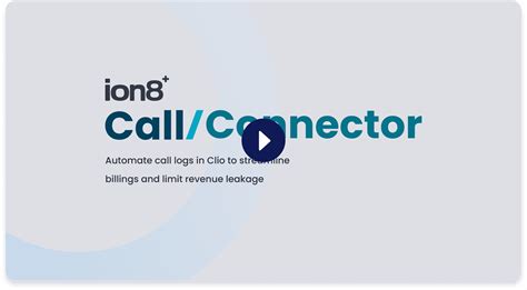 Ion8 Call Connector For Clio