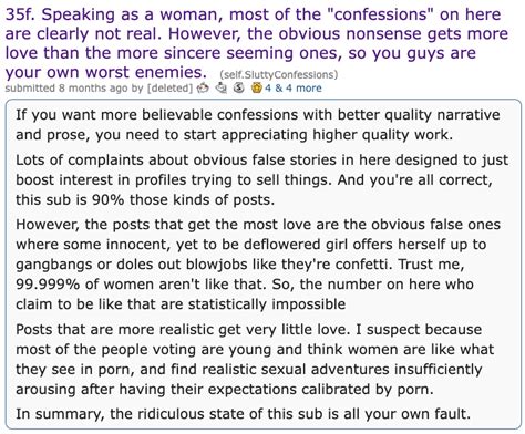 Rsluttyconfessions Has Been Overrun With Dudes And Their Made Up