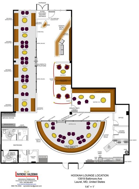 Restaurant Designer Raymond HaldemanRestaurant Floor Plans Raymond