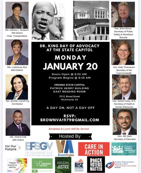 Virginia State Conference Naacp Legislative Day Flyer Albemarle