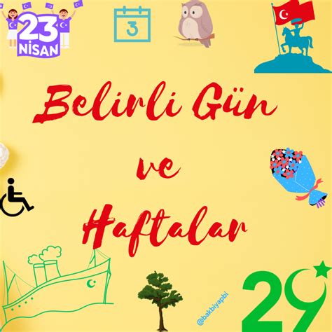 Belirli Gün ve Haftalar