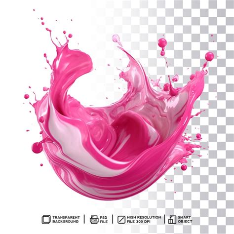 Pink Liquid Splash Psd High Quality Free Psd Templates For Download