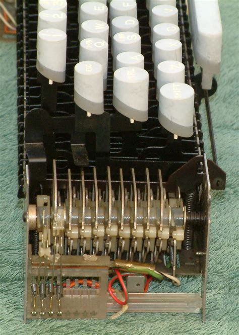 Asr 33 Teletype Left Side Of Keyboard