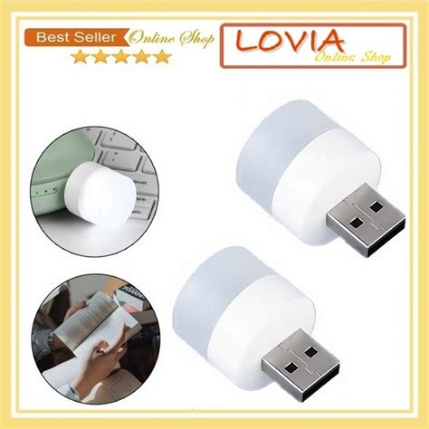 Jual Usb Led Bulat Lampu Baca Portable Emergency Serbaguna Shopee Indonesia