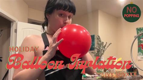 Holiday Balloon Inflation Ivy Minxxxs Clip Store