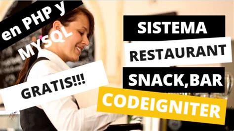 Sistema para restaurantes bares snack comidas rápida en php y mysql