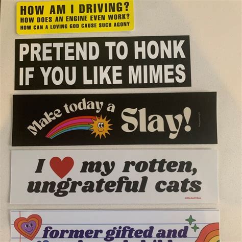 Make Today A Slay Funny Cute Retro Aesthetic Gen Z Meme Bumper Sticker