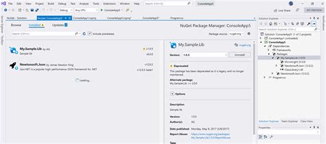 Add Deprecation Information By Default On The Installed Tab Issue