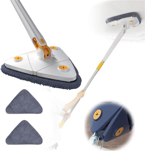 360 Rotatable Adjustable Cleaning Mop 51 Extendable Triangle Mop