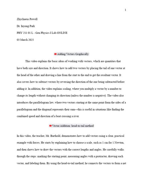 lab 4 report pdf euclidean vector force