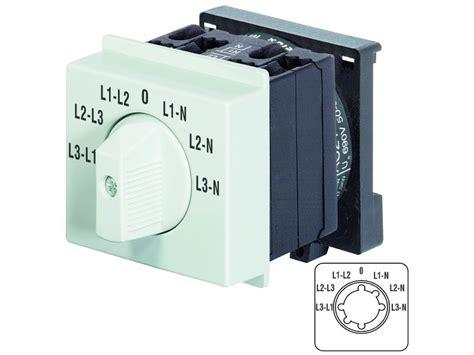 M10h Sma V1 Voltmeter Selector Switch Switch 20a 3 Line 3 Phase