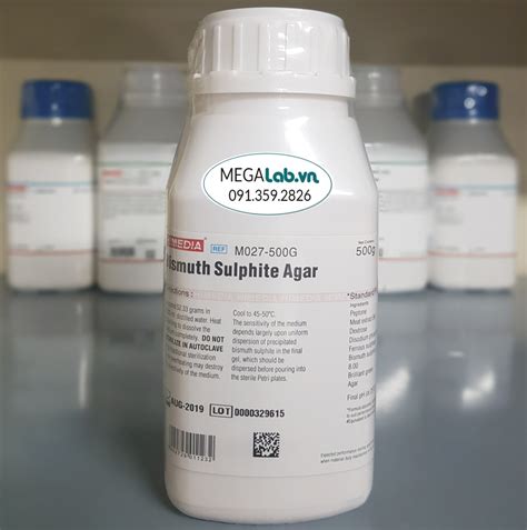 Bismuth Sulphite Agar M027 500g Megalab