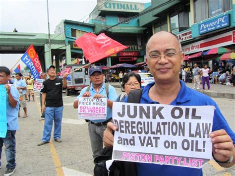 Piston Leads Weekly Protests Against Oil Price Hikes Bulatlat