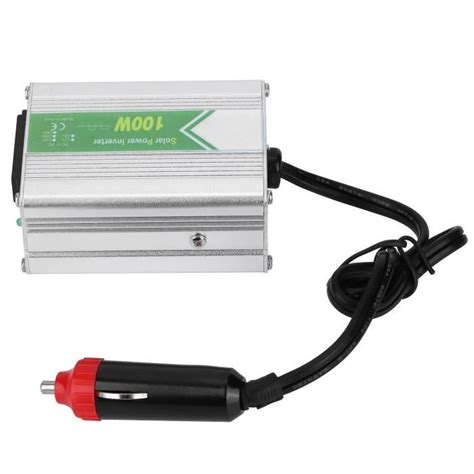 HURRISE Onduleur De Voiture 100W Onduleur De Tension De Voiture 100W