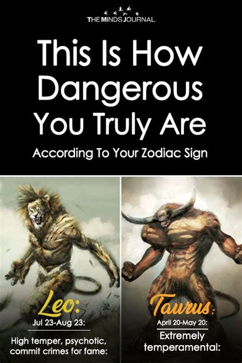 Most Dangerous Male Zodiac Sign