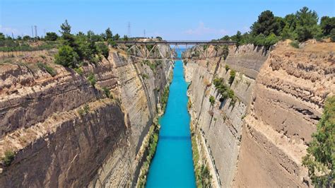 Ancient Corinth And Historic Corinth Canal In Greece In 2025