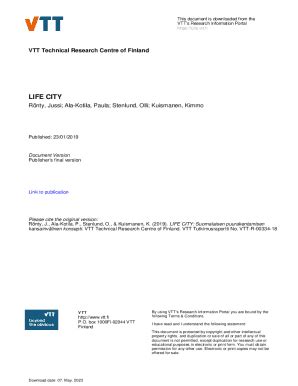 Fillable Online LIFE CITY VTT CRIS Fax Email Print PdfFiller