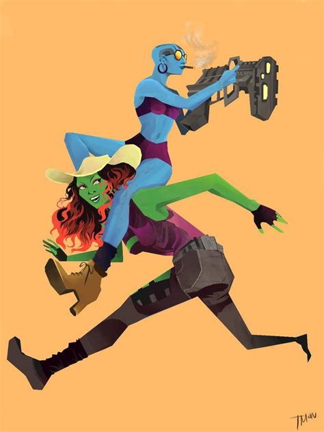 Nebula And Gamora By Mieser Gamora Loki Marvel Nebula Marvel